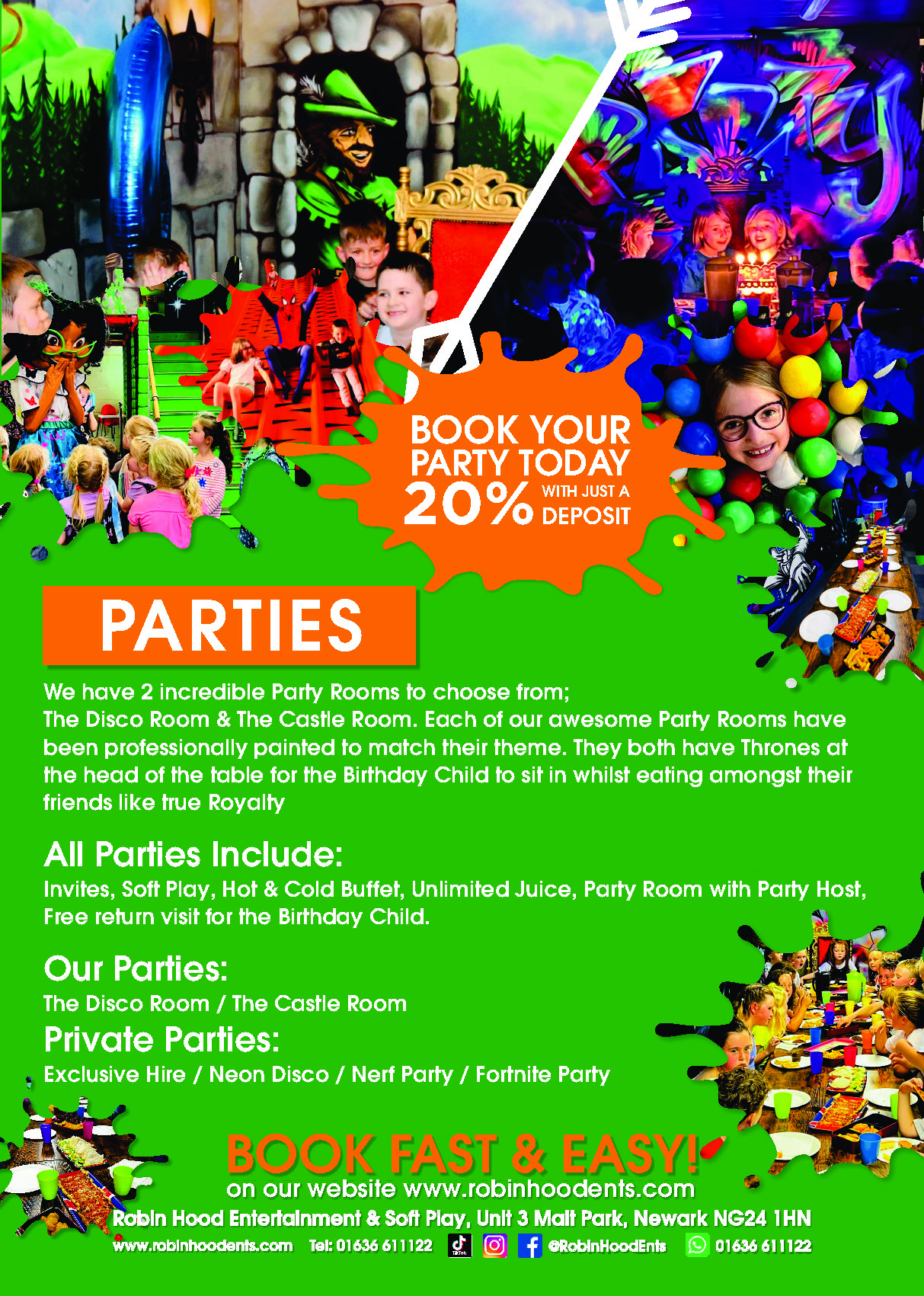 Robin Hood Entertainment & Soft Play - Robin Hood Entertainment