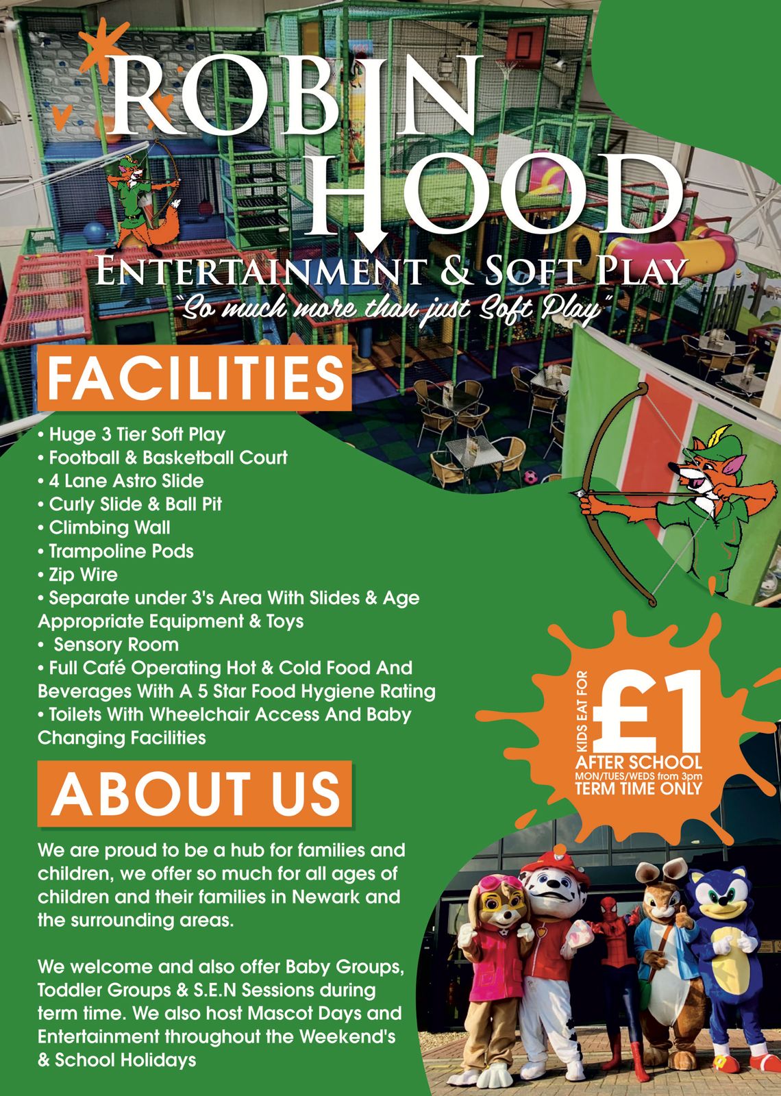 Robin Hood Entertainment & Soft Play - Robin Hood Entertainment