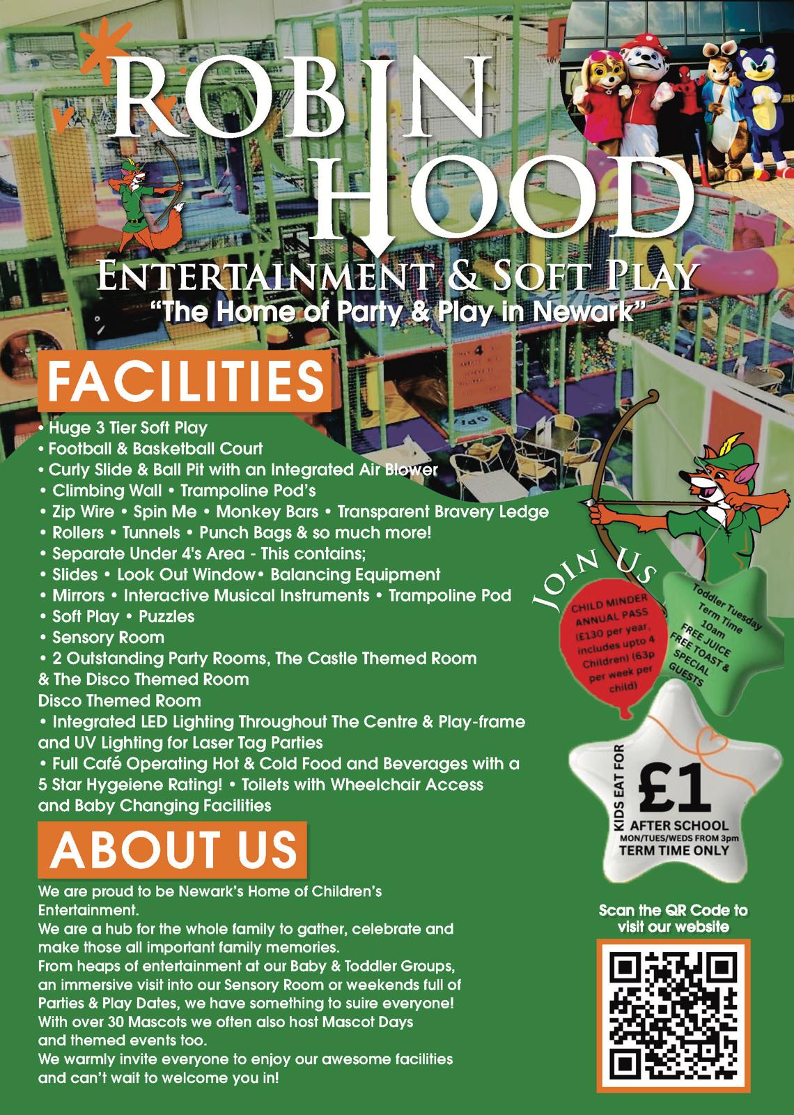 Robin Hood Entertainment & Soft Play - Robin Hood Entertainment