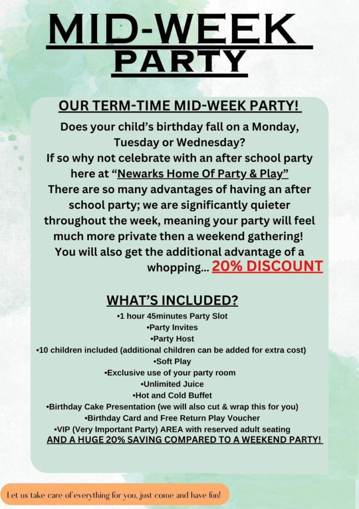 Mid Week Party - Robin Hood Entertainment